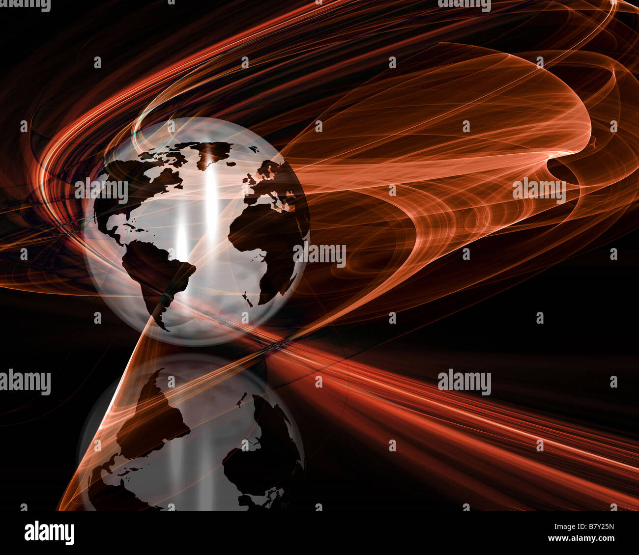 Zoom into map hi-res stock photography and images - Alamy