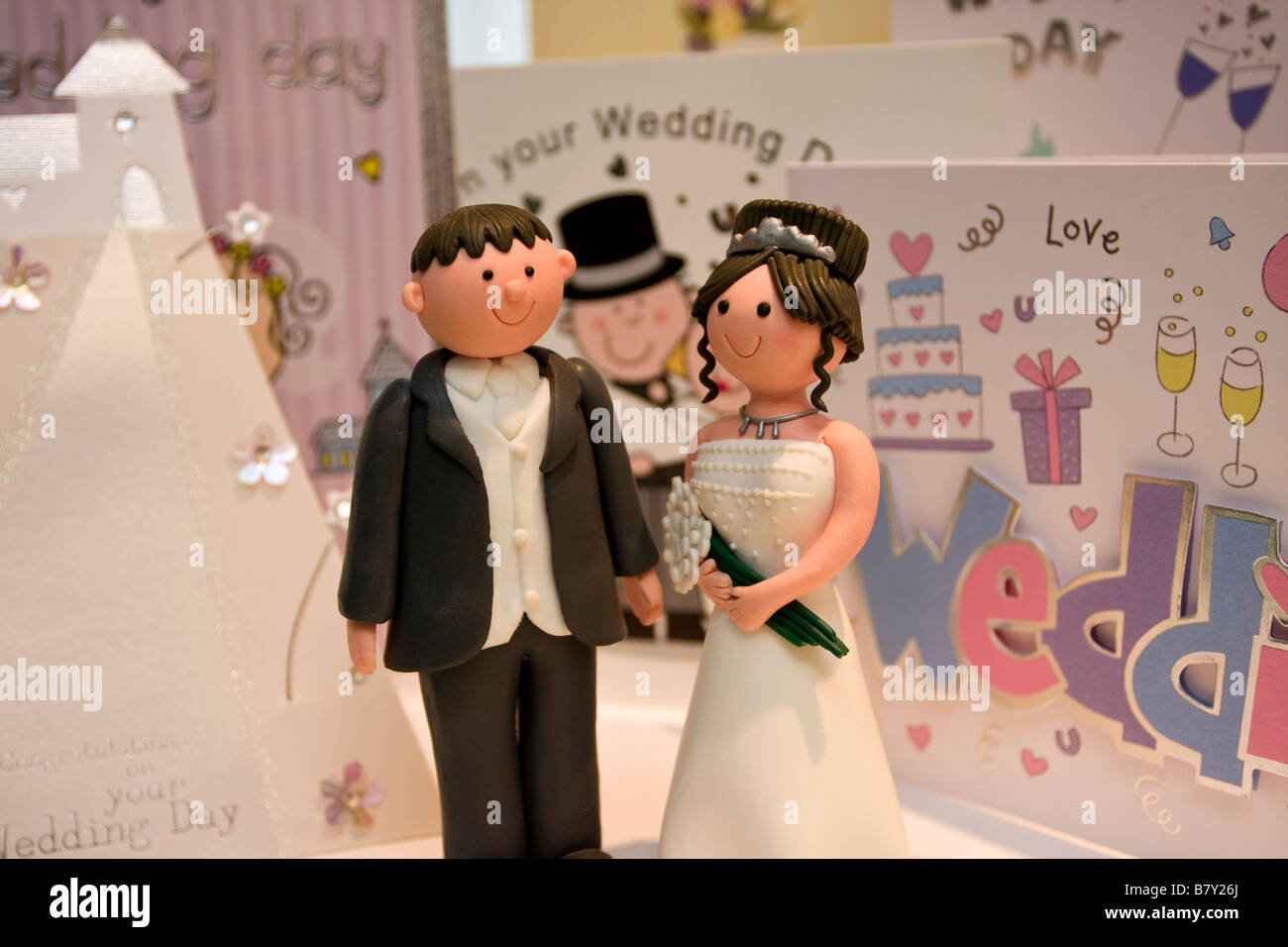 wedding cake topper Stock Photo - Alamy