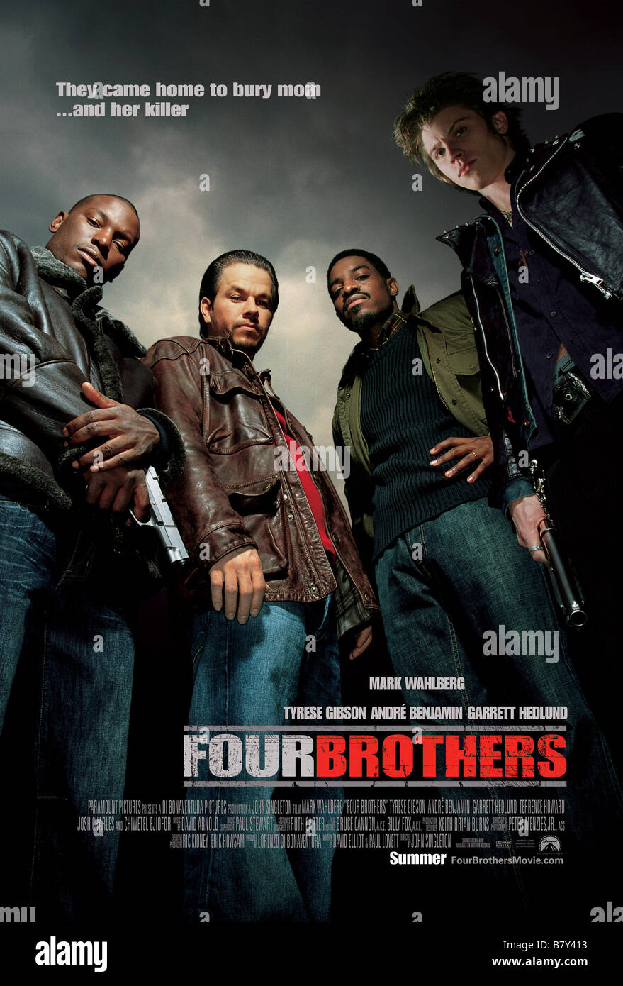 Quatre Frères 4 Frères Four Brothers Year: 2005 USA 4 Brothers Affiche ...