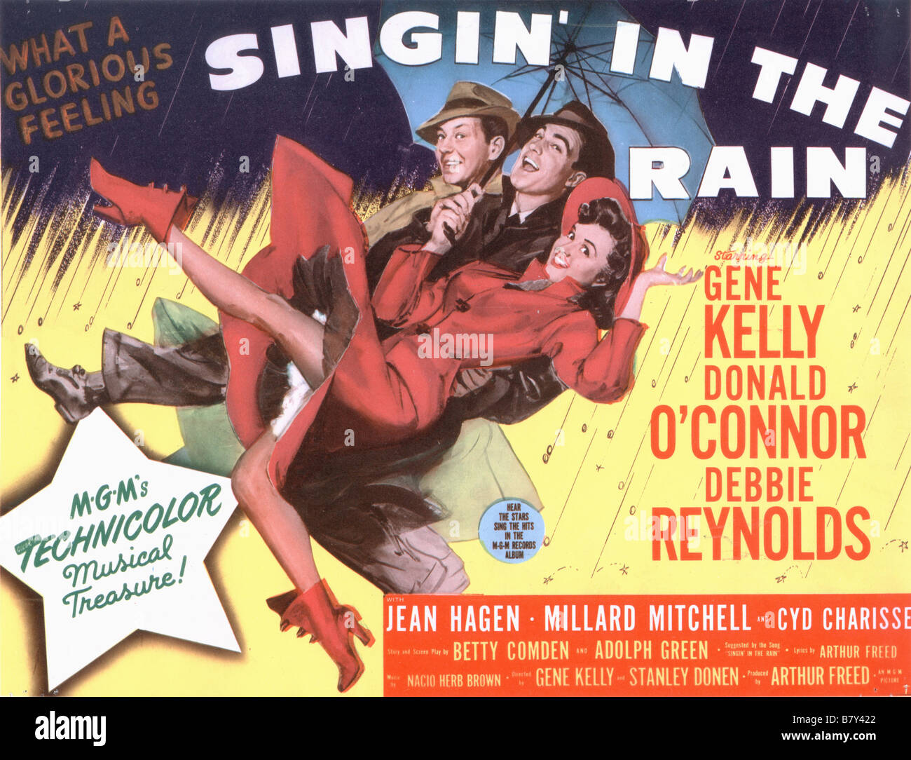 Singin' in the Rain Year: 1952 USA Gene Kelly, Debbie Reynolds, Donald ...
