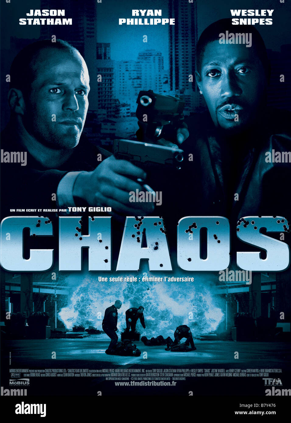 Chaos Chaos Year: 2005 USA Affiche / Poster Jason Statham, Wesley ...