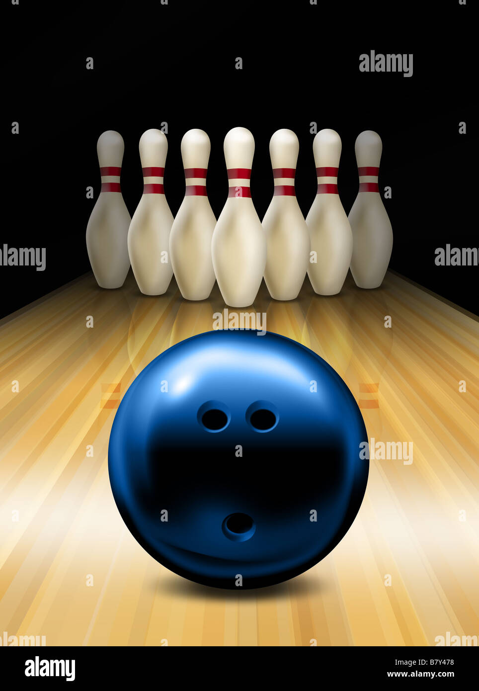 Tenpin Bowling Pins High Resolution Stock Photography and Images - Alamy
