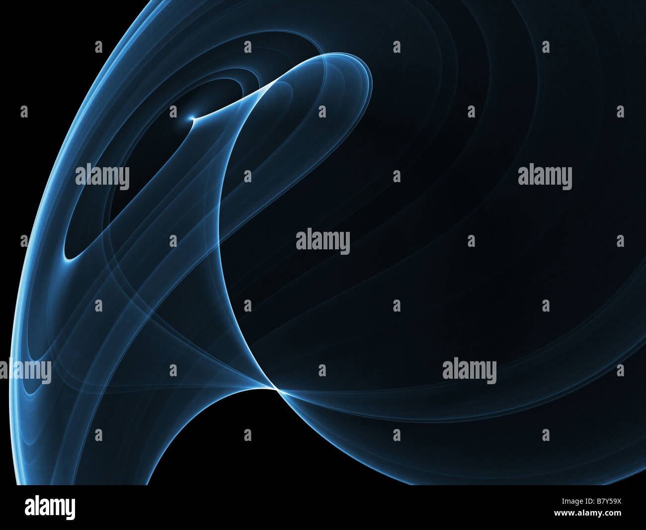 Abstract background of flowing curves Stock Photo - Alamy