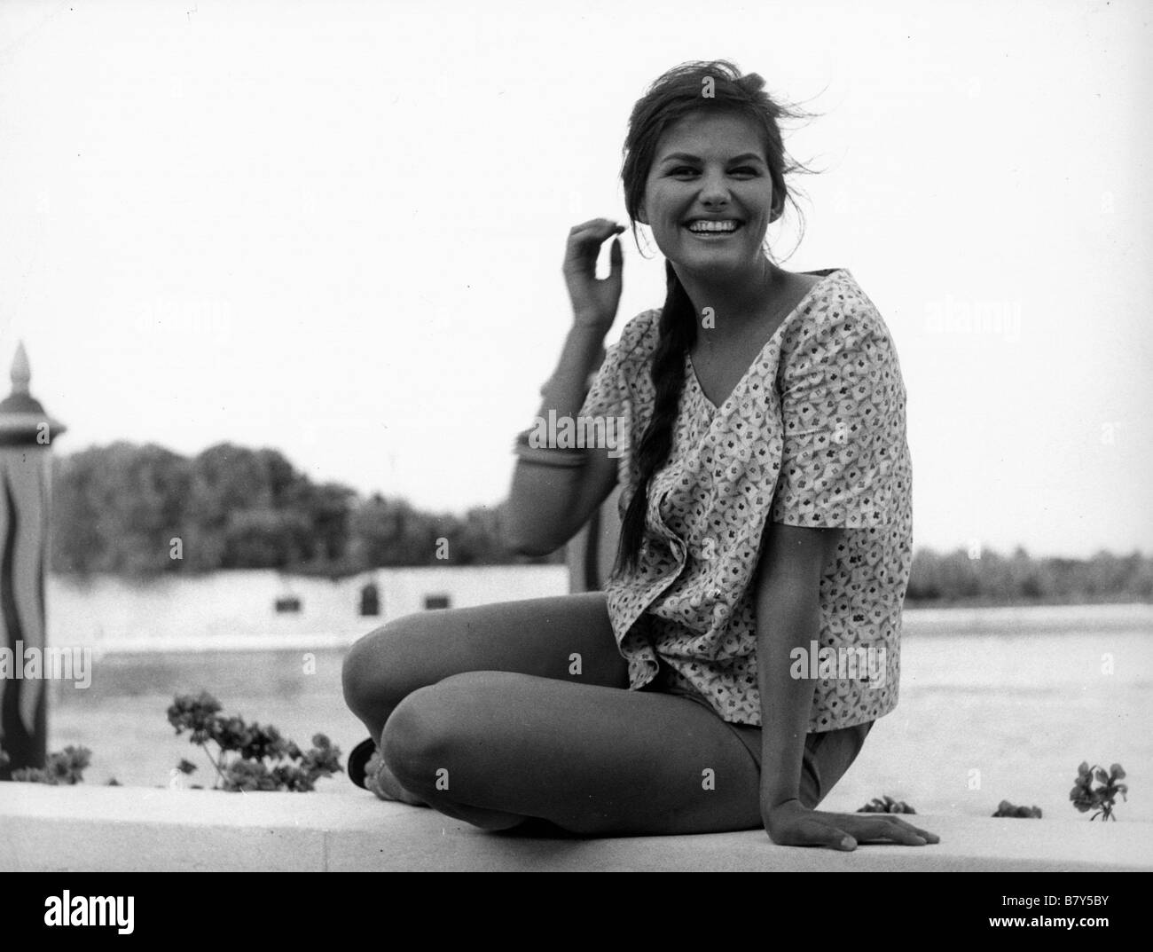 Claudia Cardinale in Venice for the shooting of La prima notte Venetian ...
