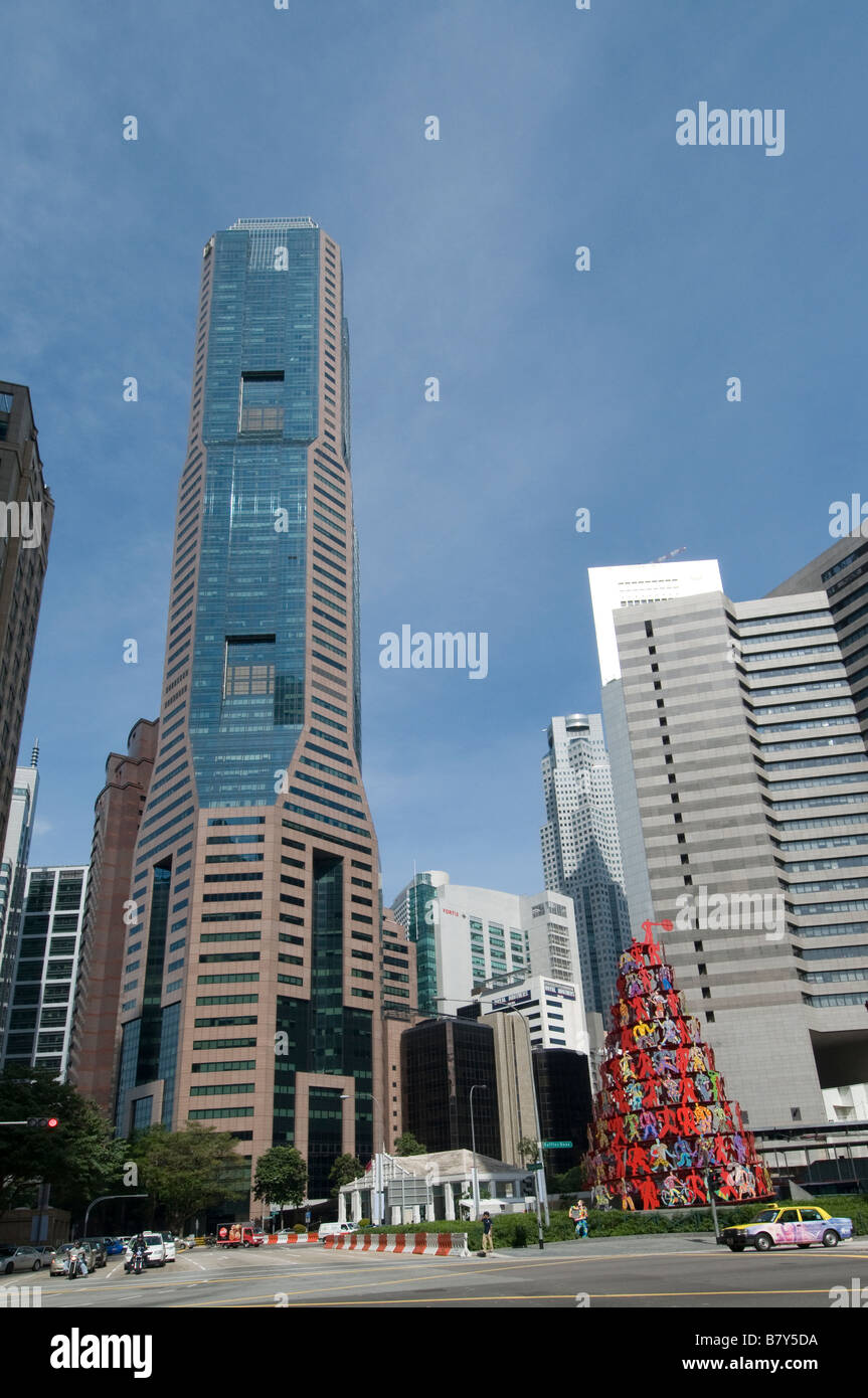 Raffles city tower singapore hi-res stock photography and images - Alamy