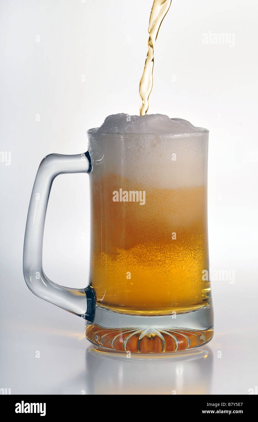 Pint of Beer Stock Photo - Alamy
