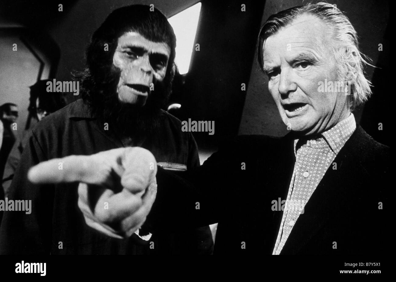 J lee thompson on the set Black and White Stock Photos & Images - Alamy