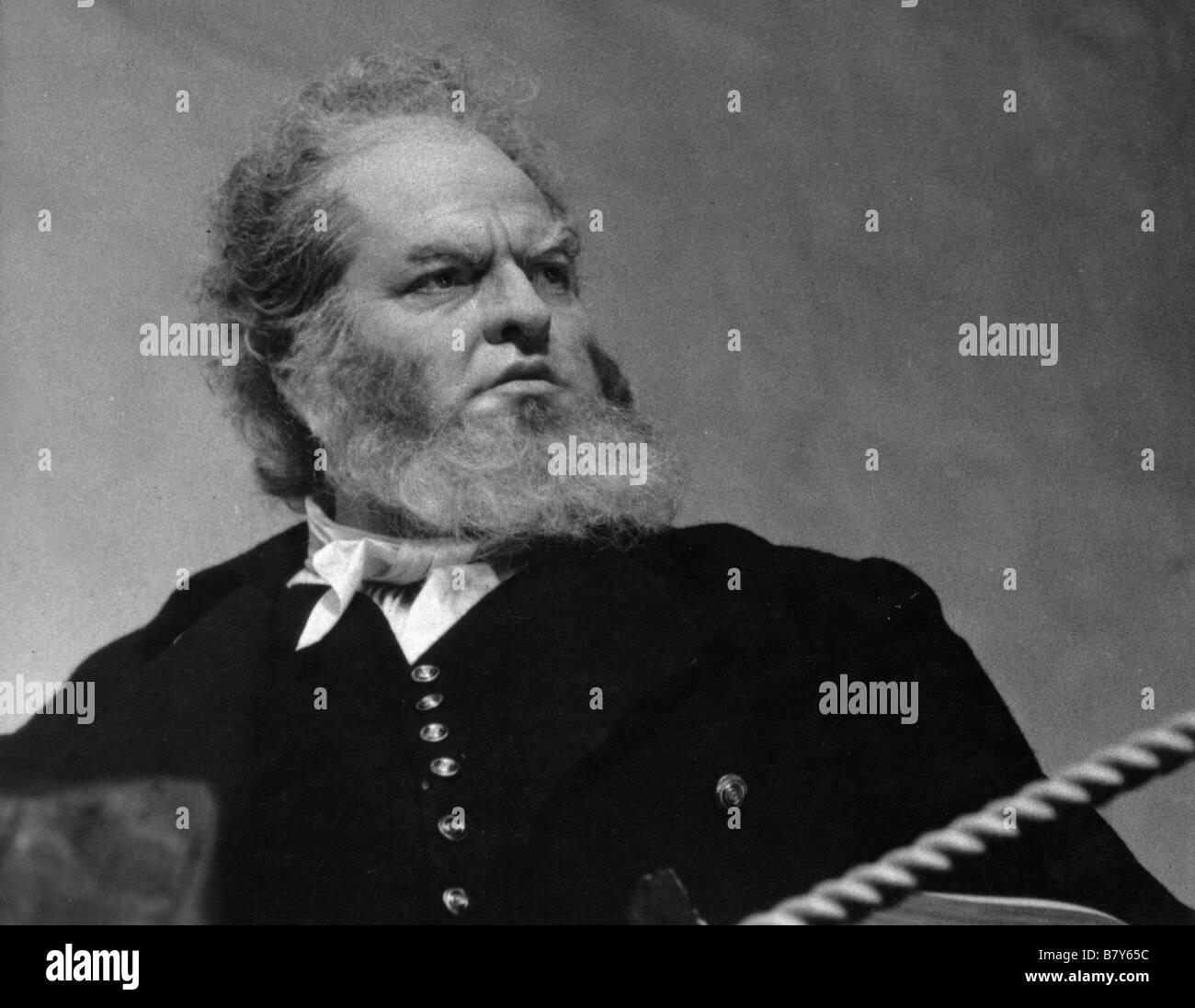 Moby Dick Year: 1956 - uk Orson Welles Director: John Huston Stock ...