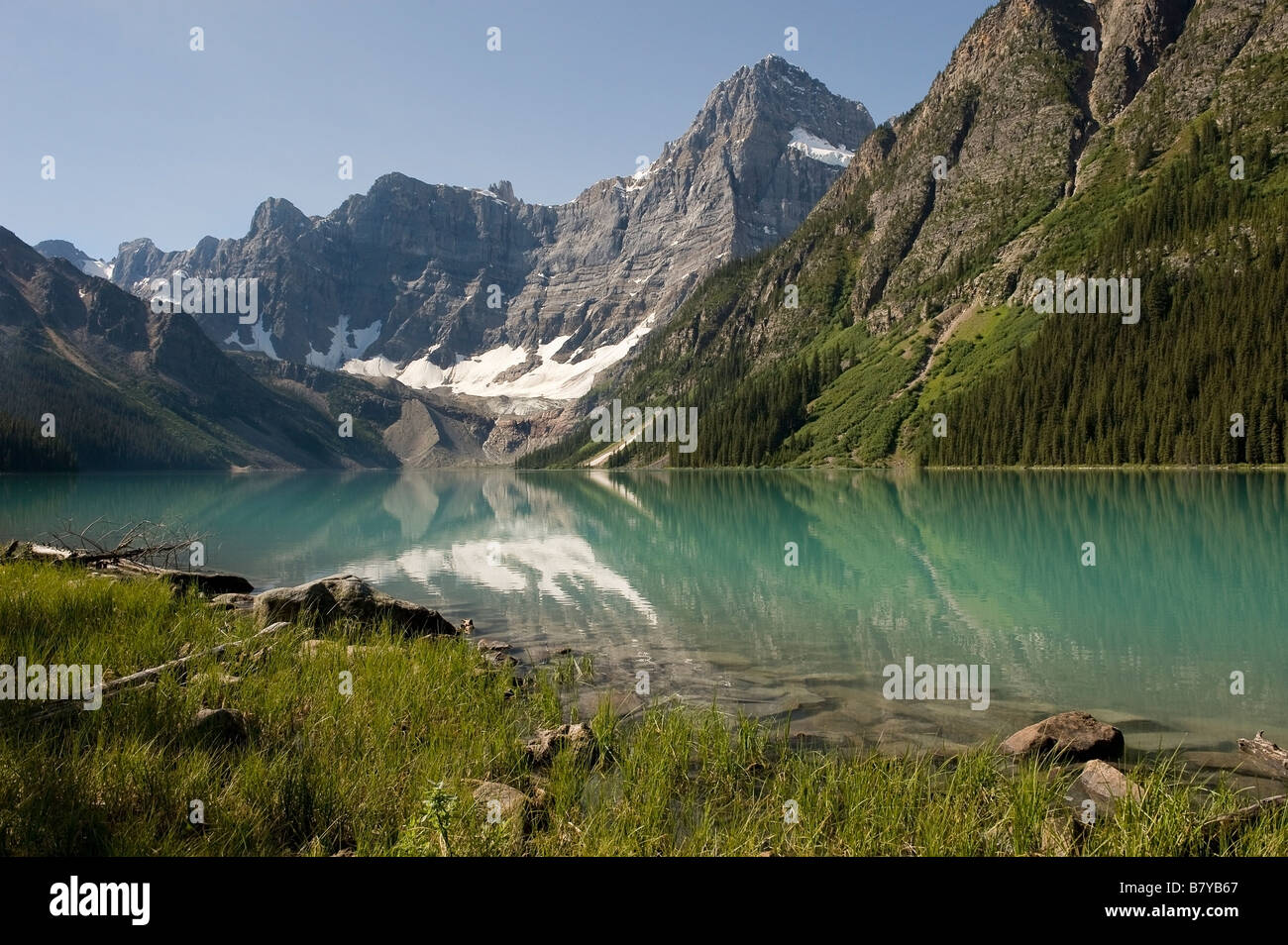 Chephren Lake, Banff National Park, Banff, Alberta Stock Photo - Alamy