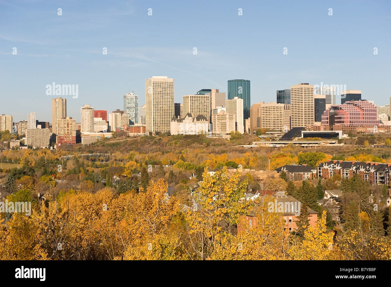 Edmonton cityscape skyline hi-res stock photography and images - Alamy