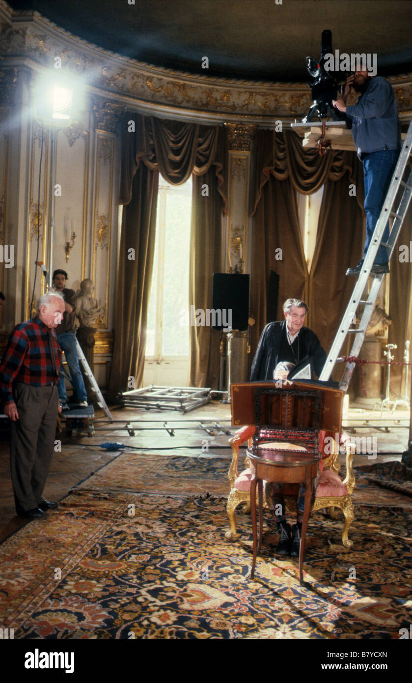 Henri Alekan Henri Alekan Henri Alekan tournage on the set Stock Photo ...