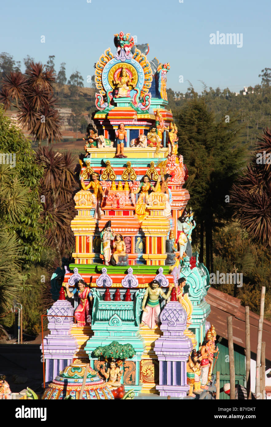 Hindu temple near Ooty Tamil Nadu India Stock Photo - Alamy