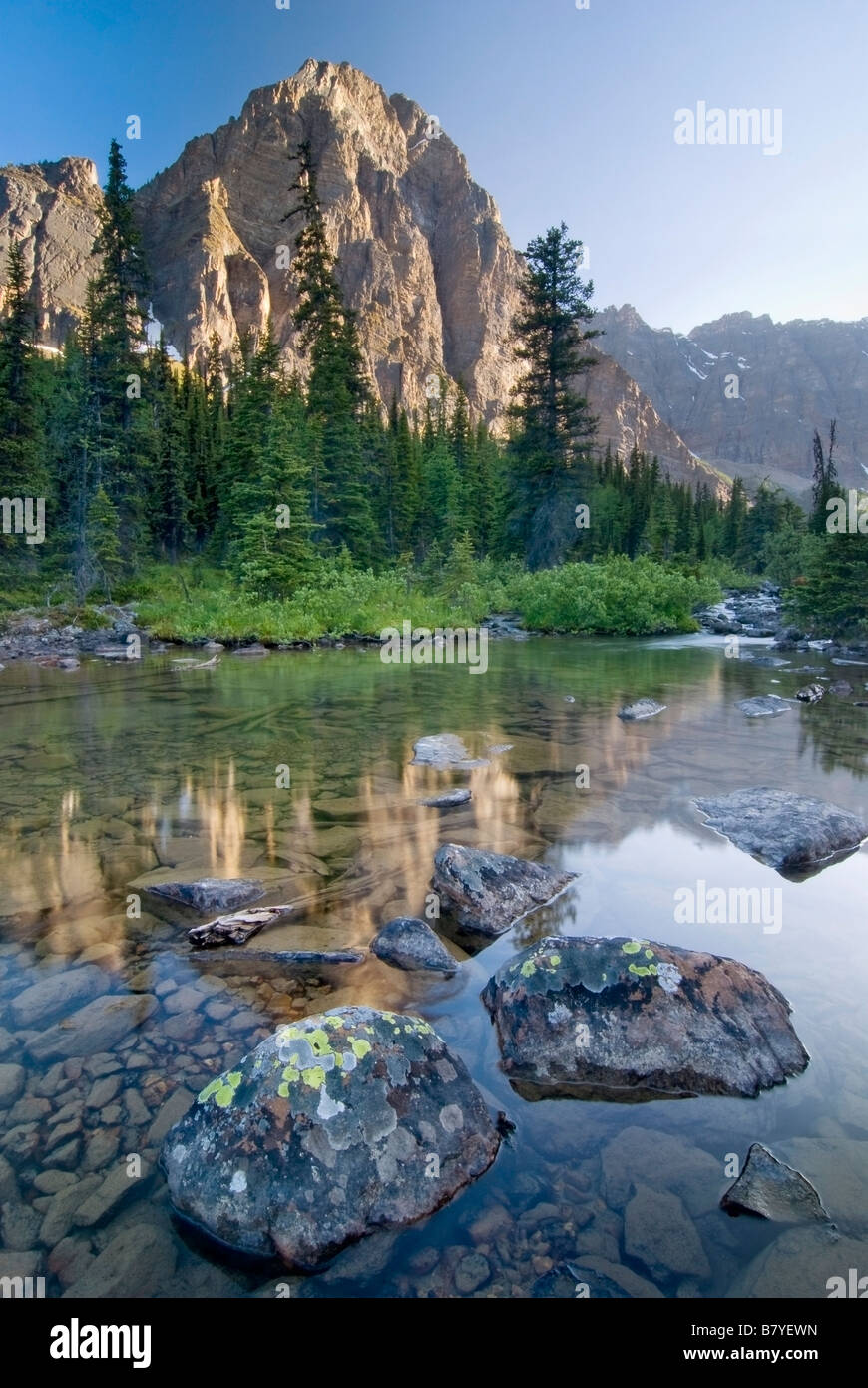 Taylor Lake, Banff National Park, Banff, Alberta Stock Photo - Alamy