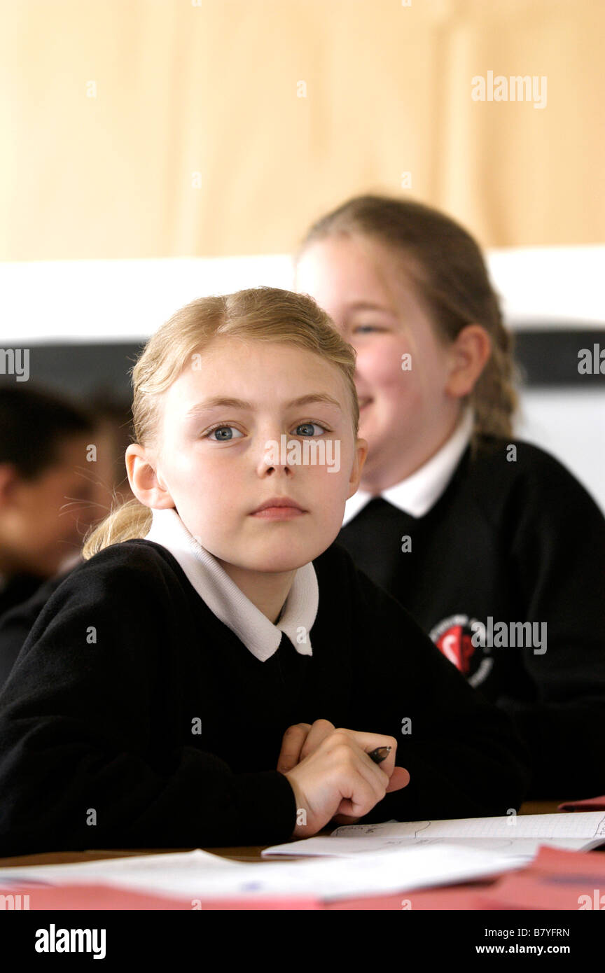 female pupil in secondary school classroom Stock Photo - Alamy