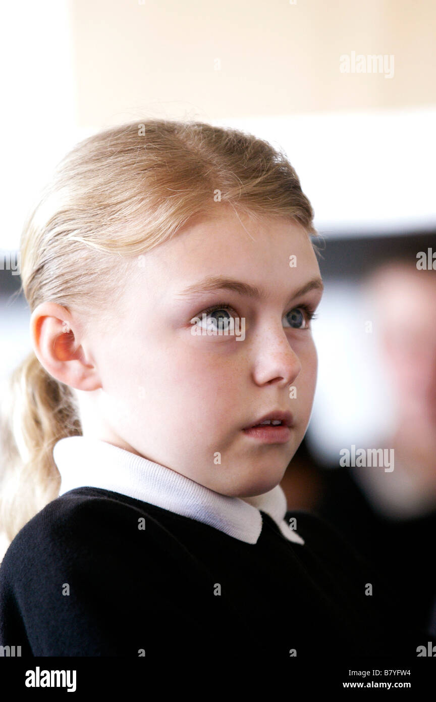 female pupil in secondary school classroom Stock Photo - Alamy
