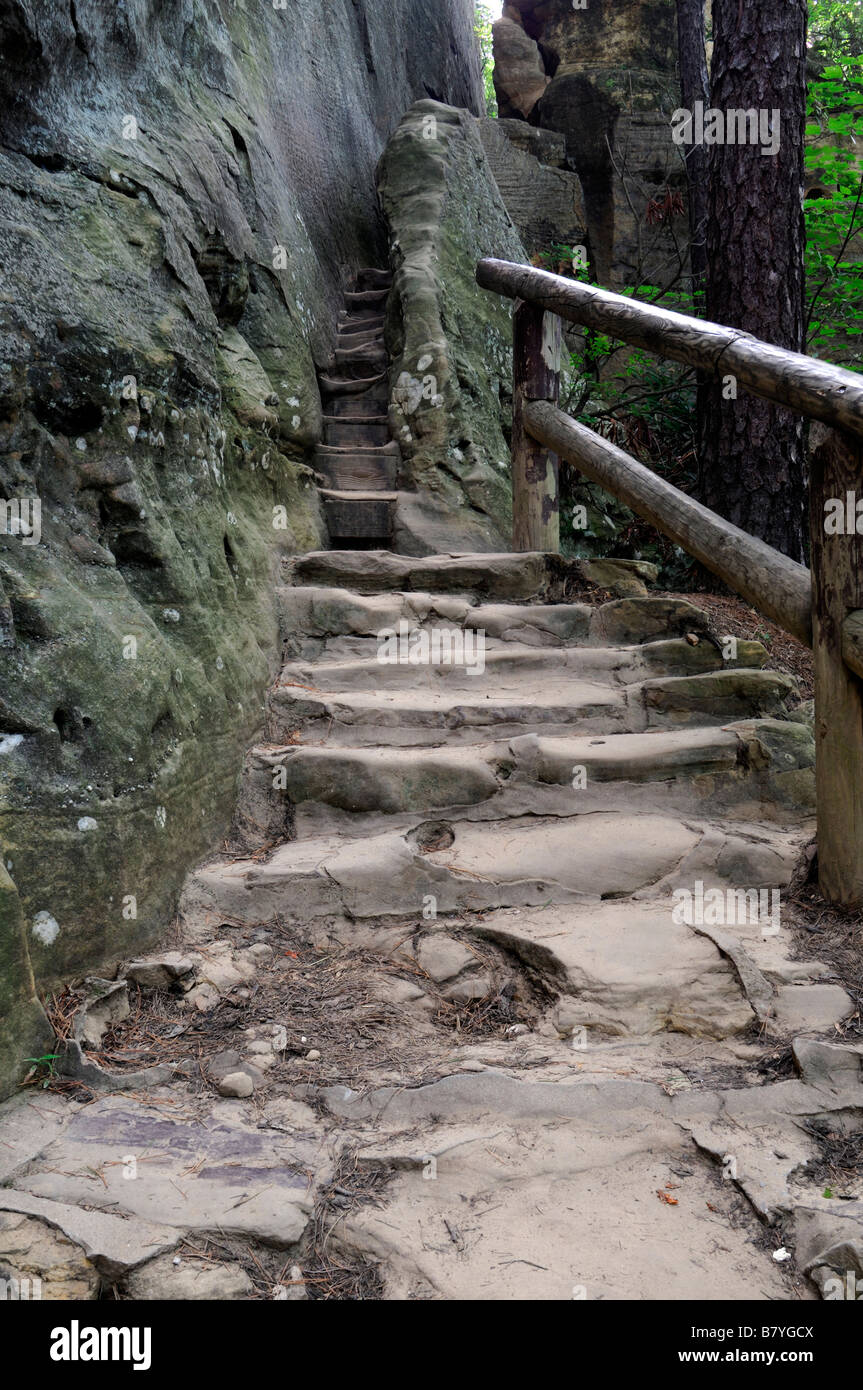Natural bridge state park sandstone hi-res stock photography and images ...