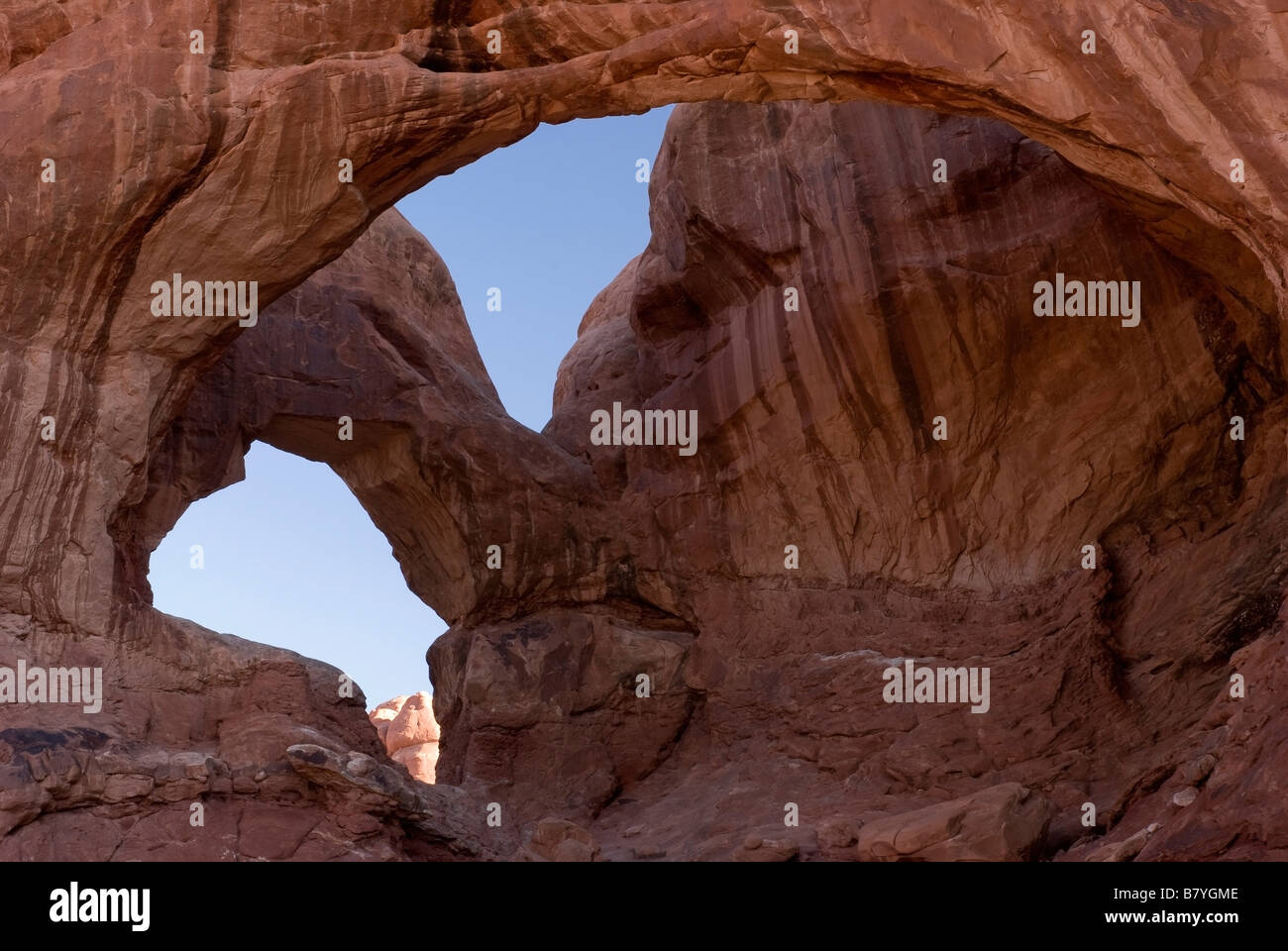 Double Arch, Moab, Utah, USA Stock Photo - Alamy