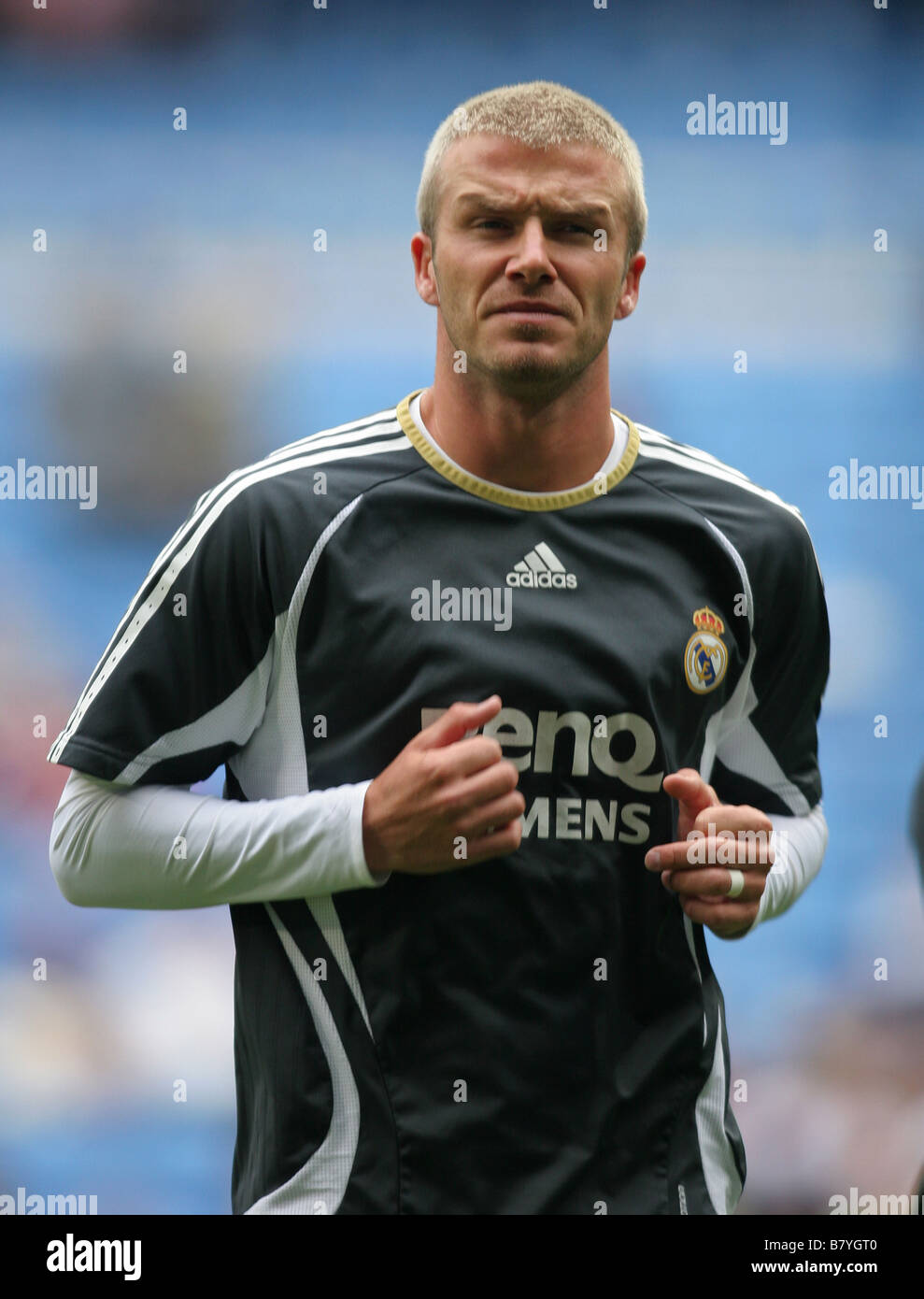 David Beckham, with Real Madrid Football Club Stock Photo - Alamy