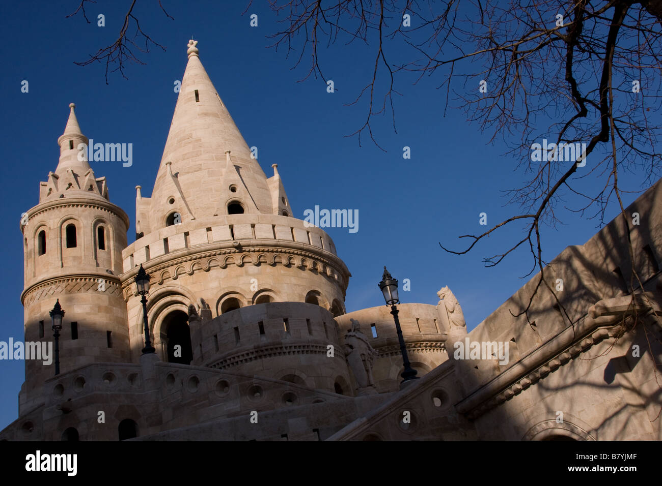 Halászbástya: Fishermans Bastion, Castle District, Budapest, Hungary ...