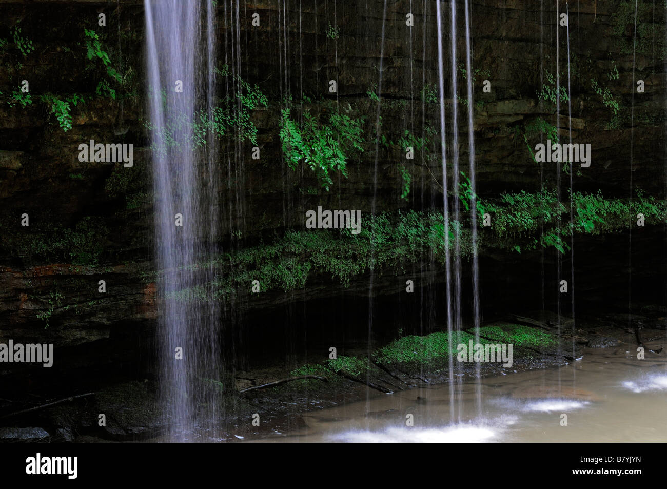 Princess falls waterfall on the lick creek trail Big South Fork ...