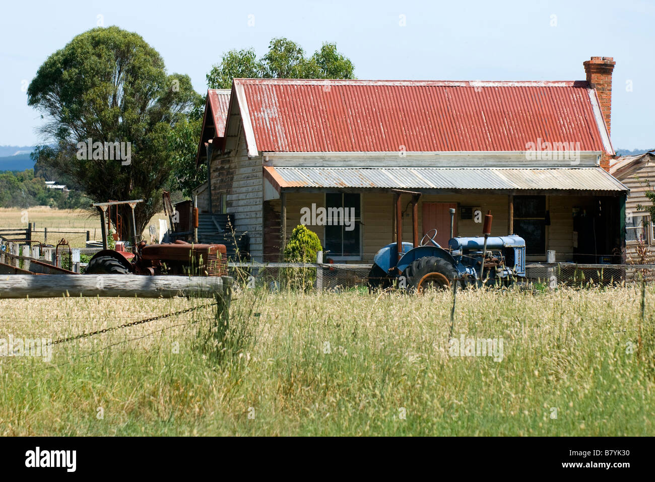 Traditional Australian Homestead, Victoria, Australia Stock Photo - Alamy