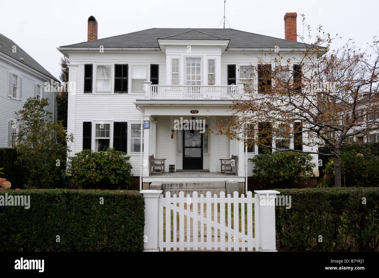 A typical New England home, Cape Cod Stock Photo - Alamy