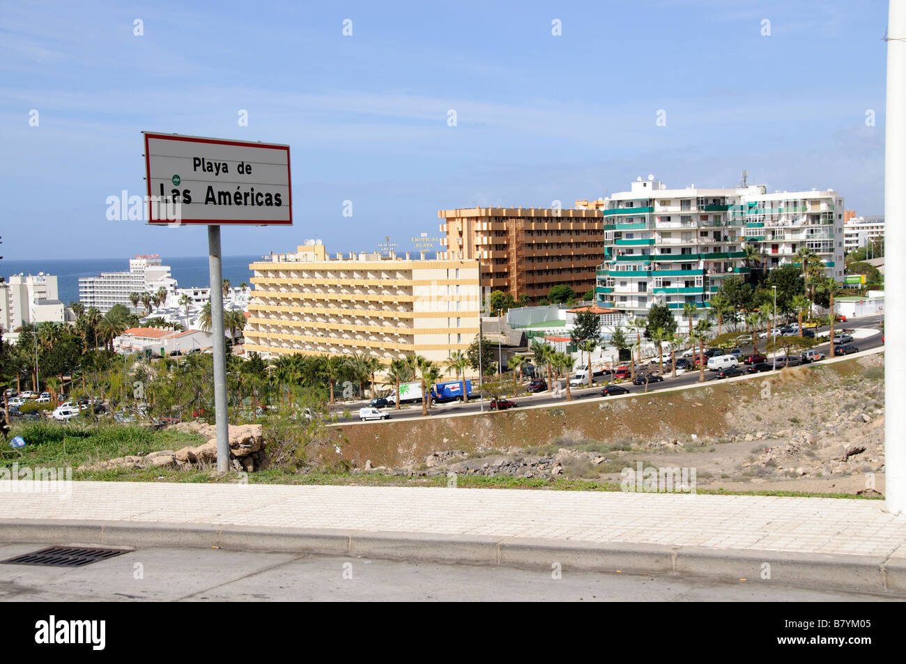 Tenerife town sign hi-res stock photography and images - Alamy