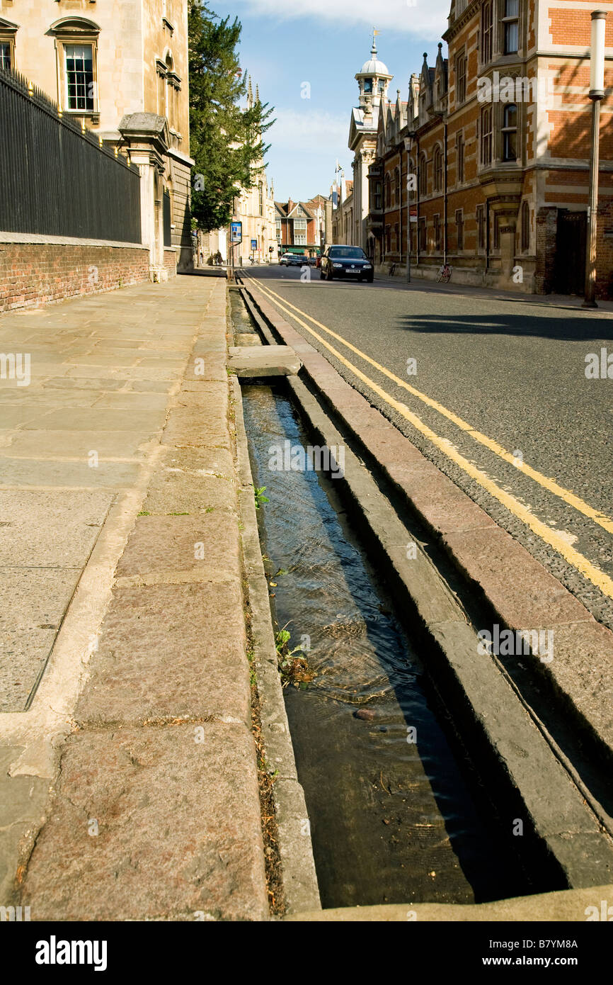 Cambridgeshire city hobsons conduit watercourse hi-res stock ...