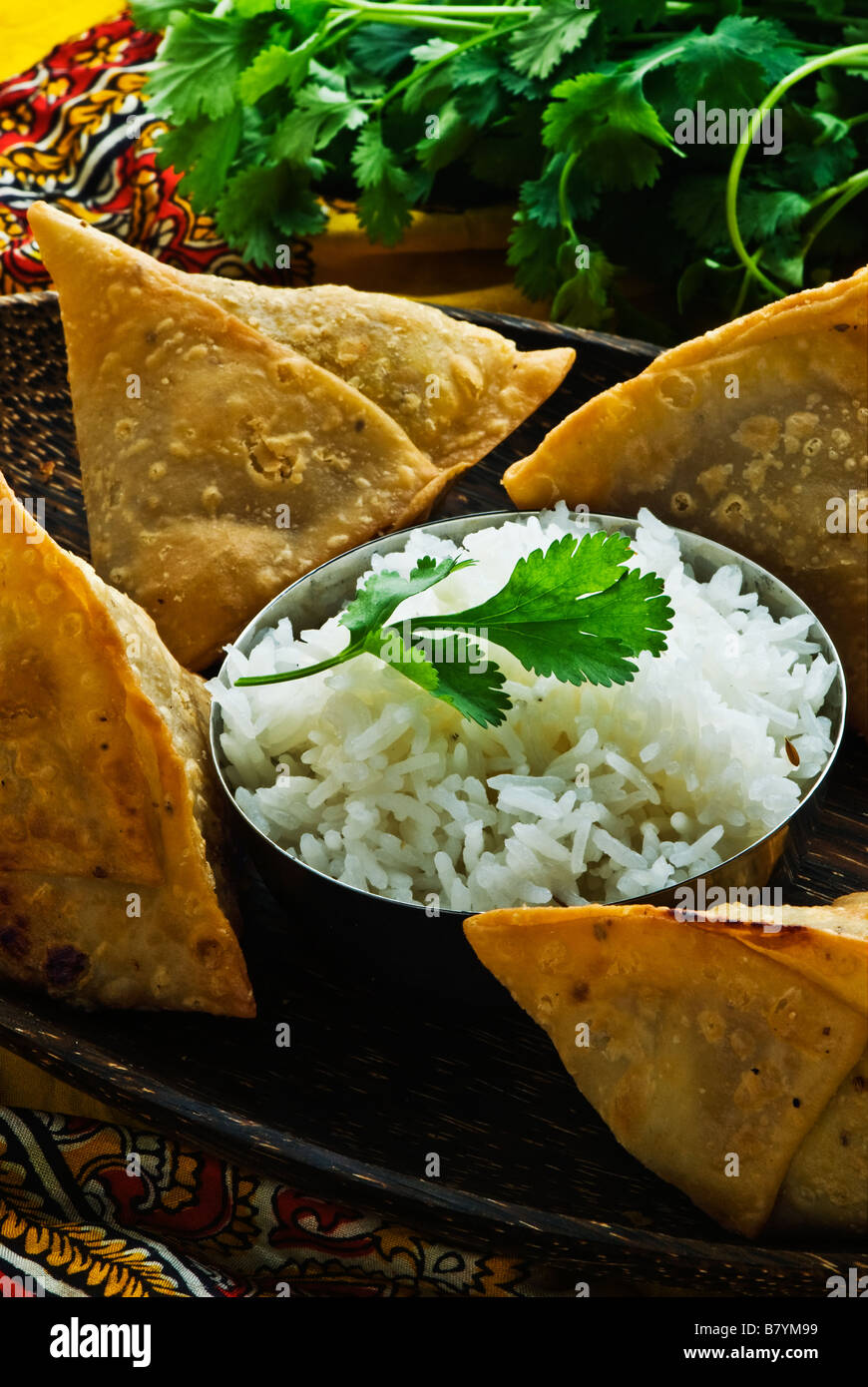Indian vegetable samosa hi-res stock photography and images - Alamy