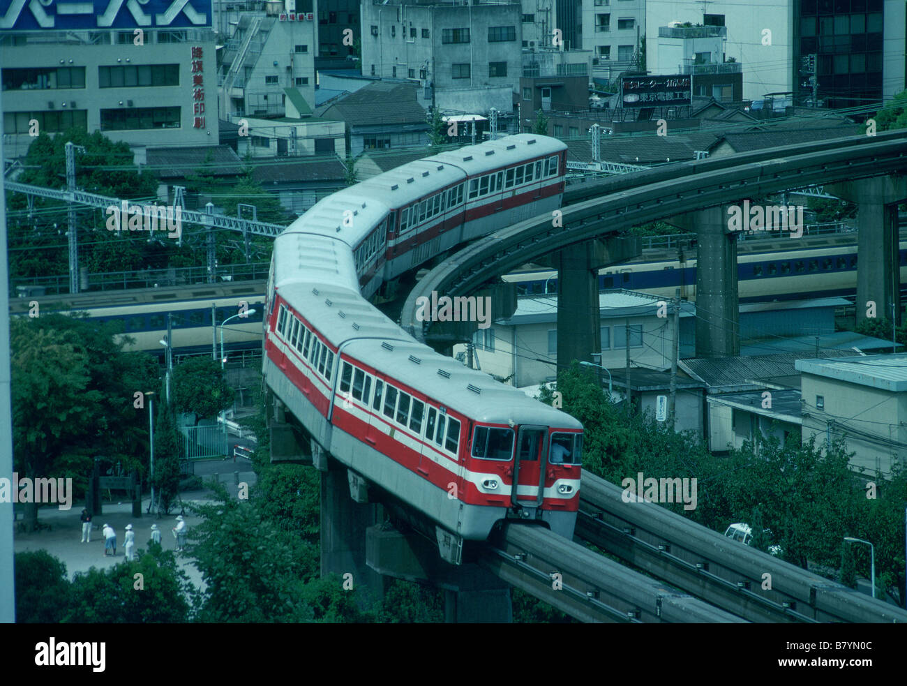 Japanese rail lines hi-res stock photography and images - Alamy
