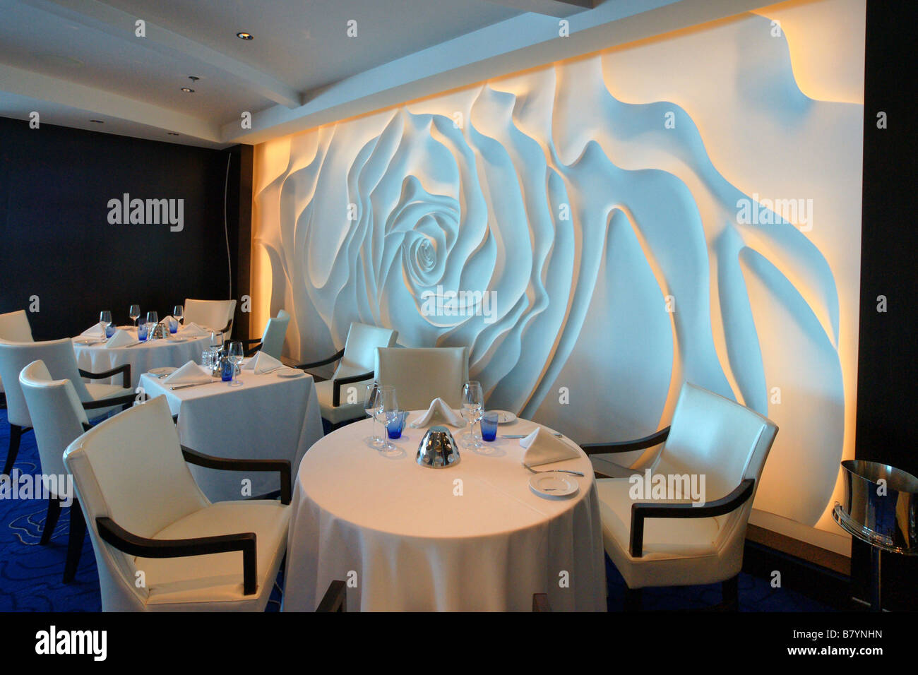 The Rose Wall in Blu Stock Photo - Alamy