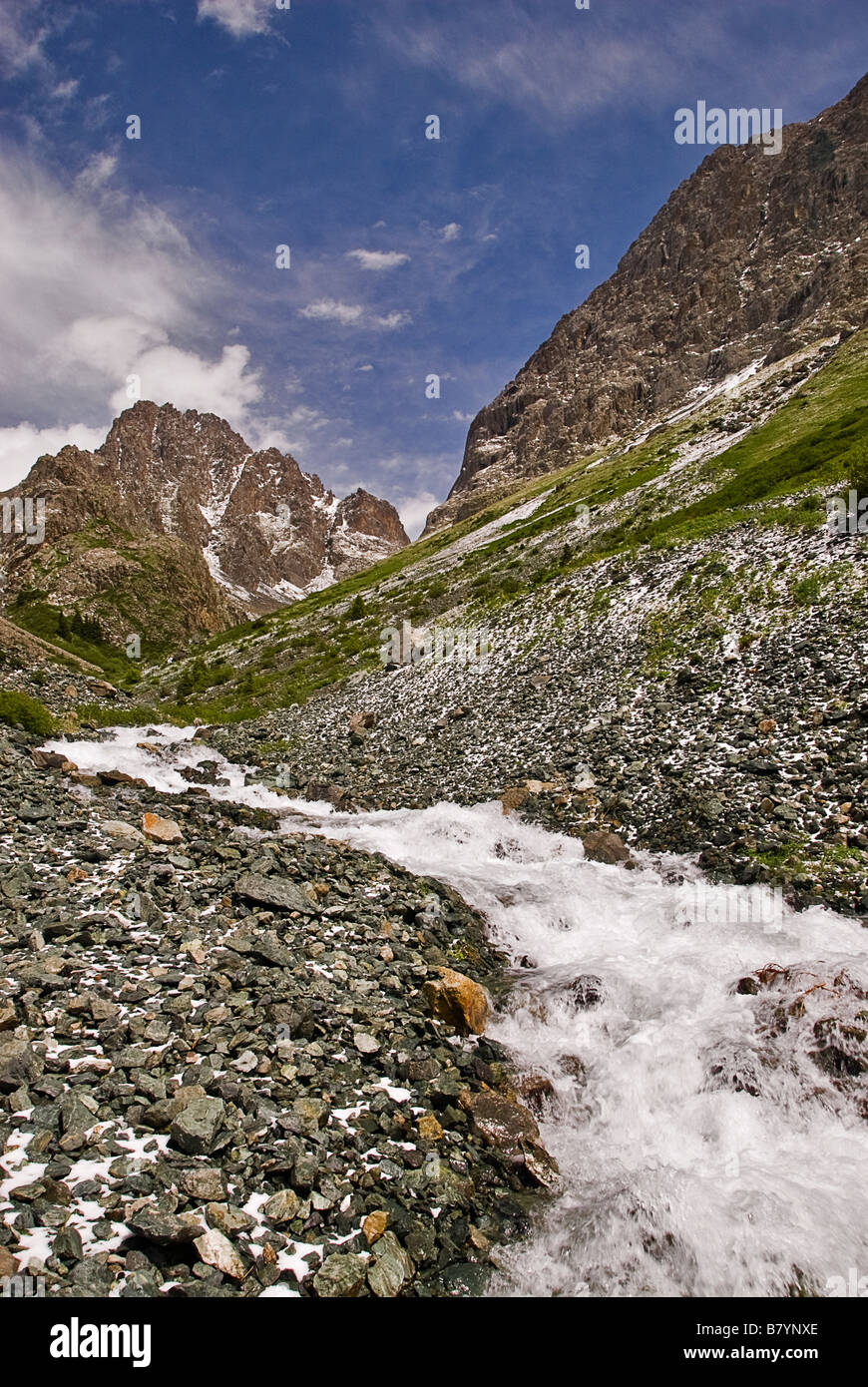 Landscape of the Karakol valley Karakol Kyrgyzstan Stock Photo - Alamy