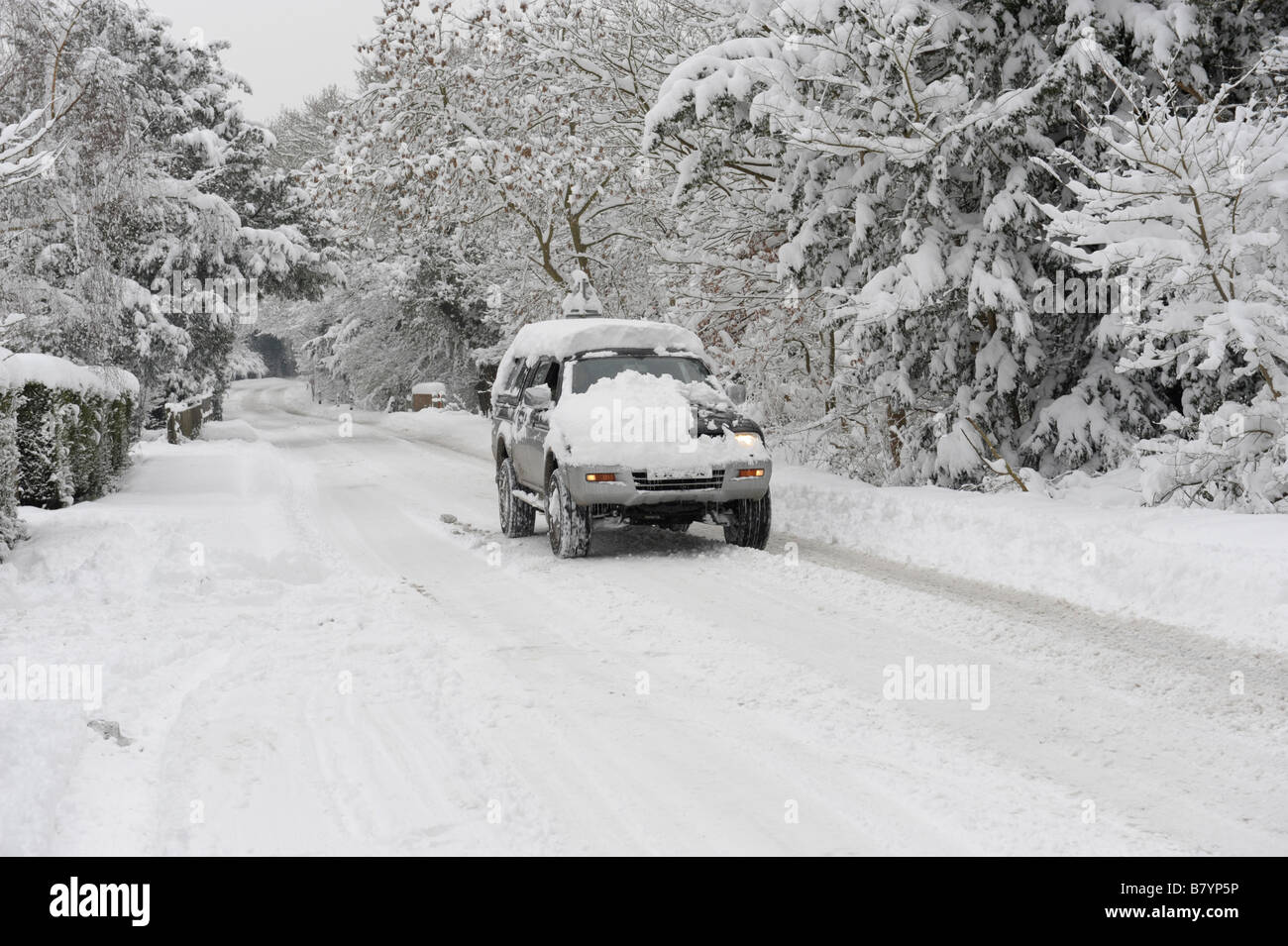 Dangerous winter driving conditions hi-res stock photography and images ...