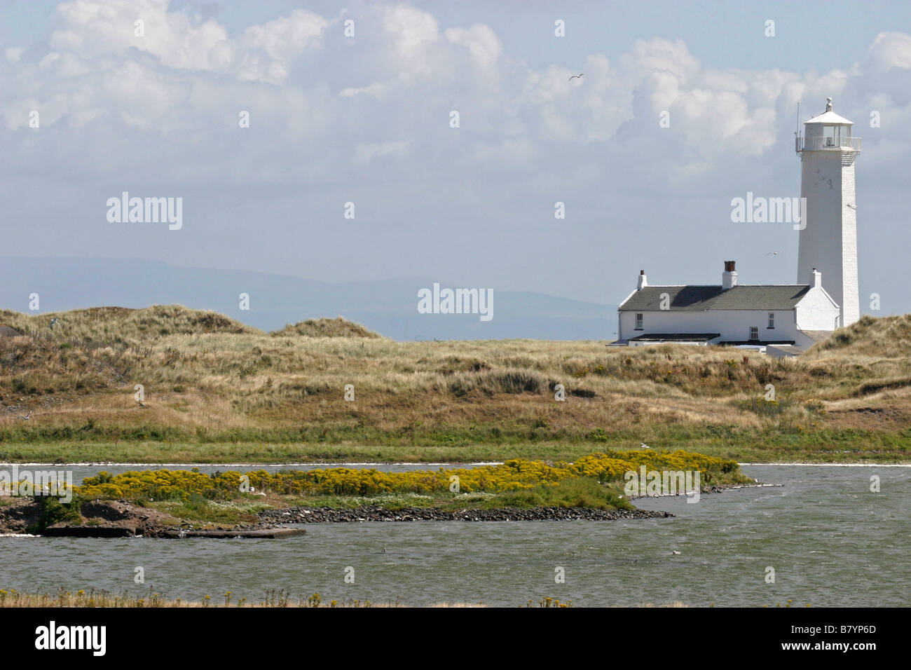 Walney Island Lighthouse Cumbria Stock Photo - Alamy