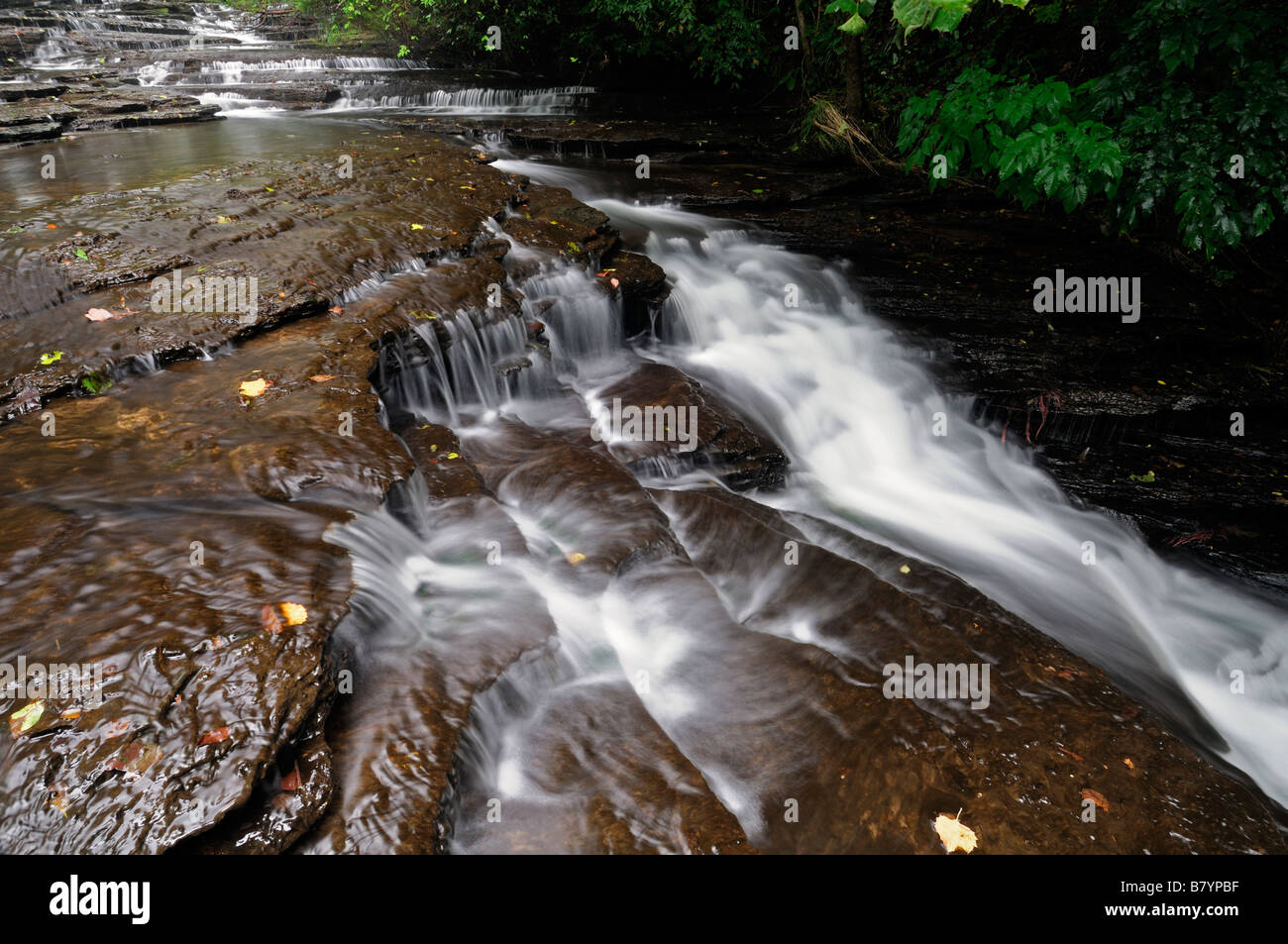 Indian creek rapids upstream of 76 falls clinton county kentucky lake ...