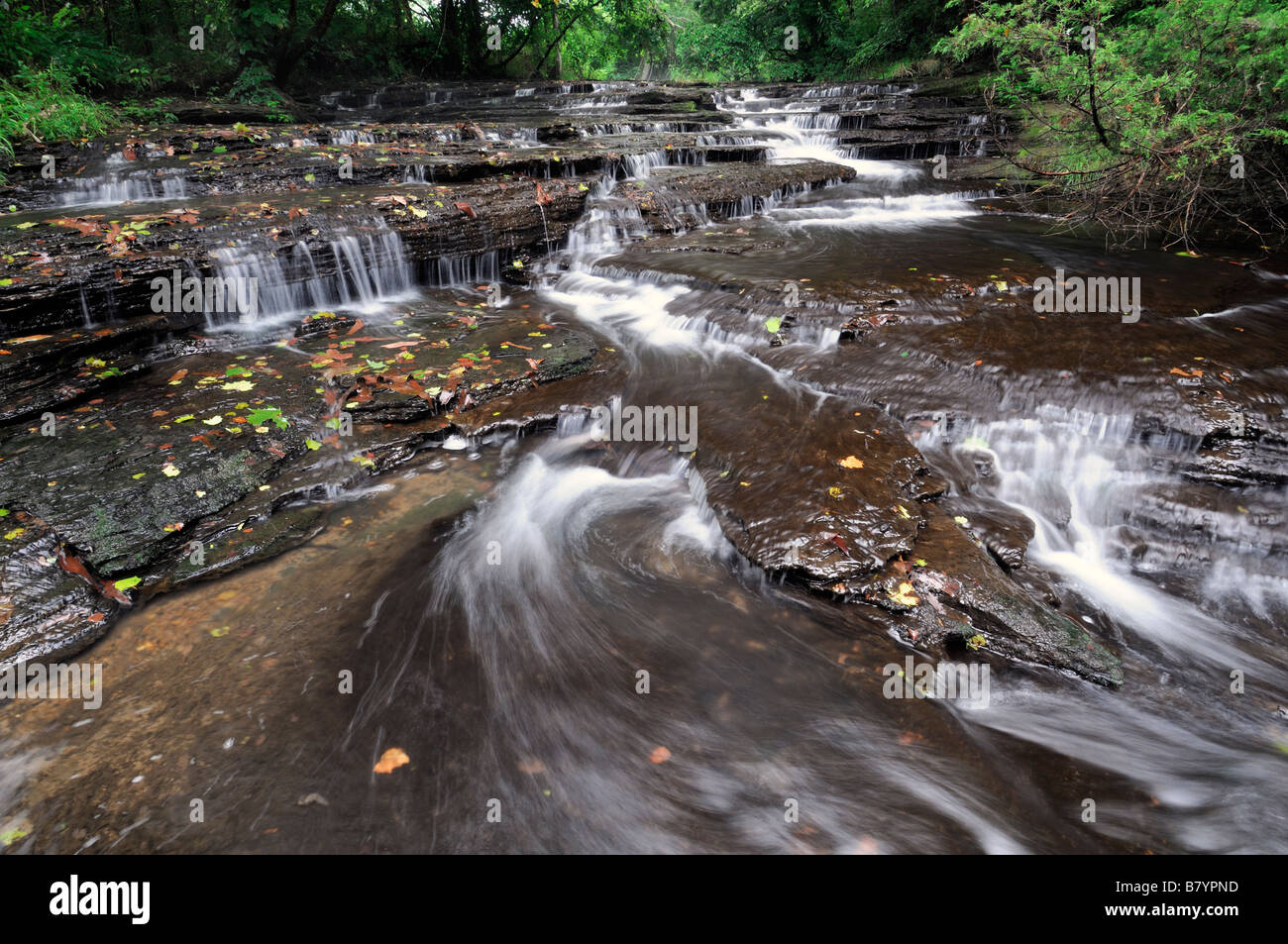 Indian creek rapids upstream of 76 falls clinton county kentucky lake ...