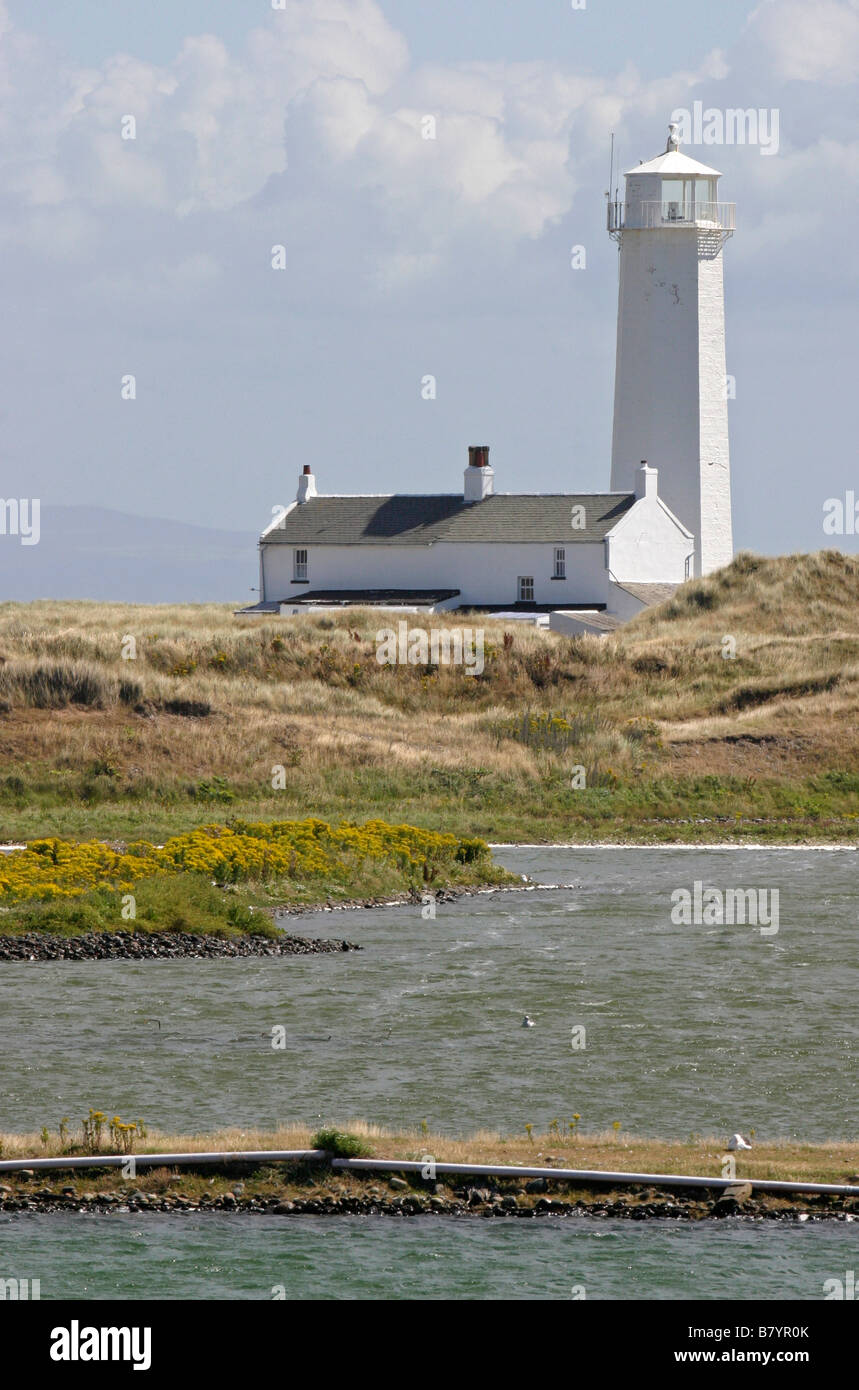Walney Island Lighthouse Cumbria Stock Photo - Alamy