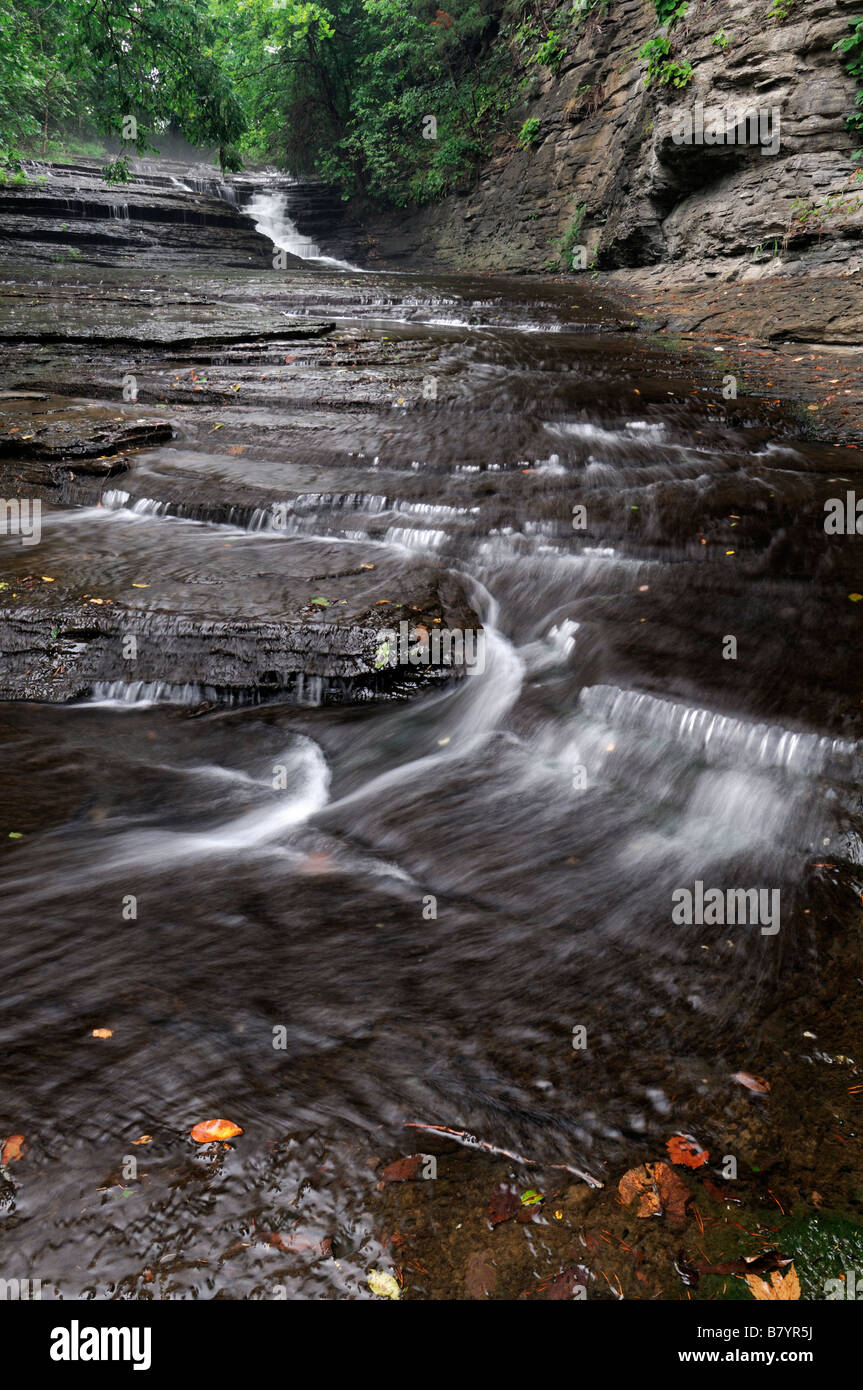 Indian creek rapids upstream of 76 falls clinton county kentucky lake ...
