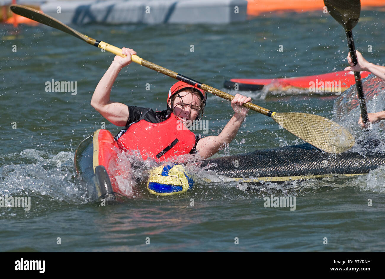 Canoe water polo hi-res stock photography and images - Alamy
