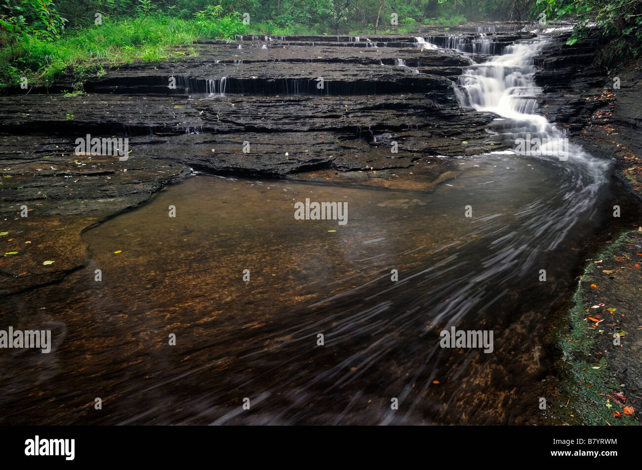 Indian creek rapids upstream of 76 falls clinton county kentucky lake ...