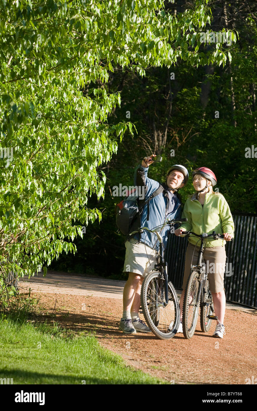 Bikers exercise together hi-res stock photography and images - Alamy