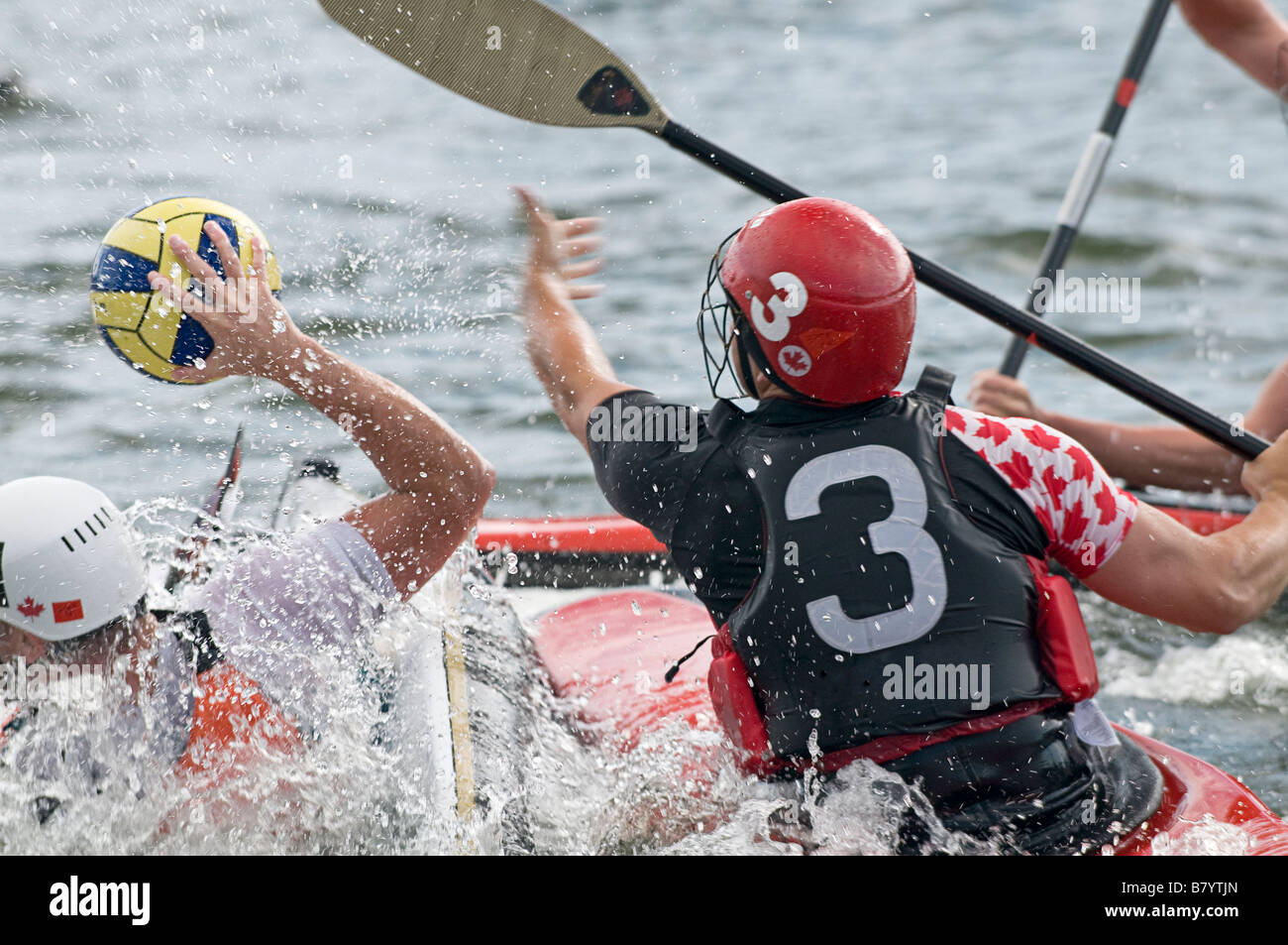 2008 Canoe polo championships Stock Photo - Alamy