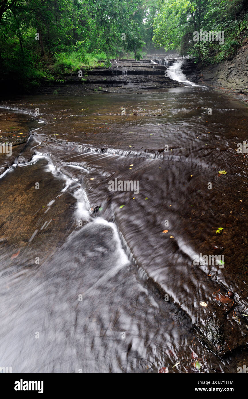 Indian creek rapids upstream of 76 falls clinton county kentucky lake ...