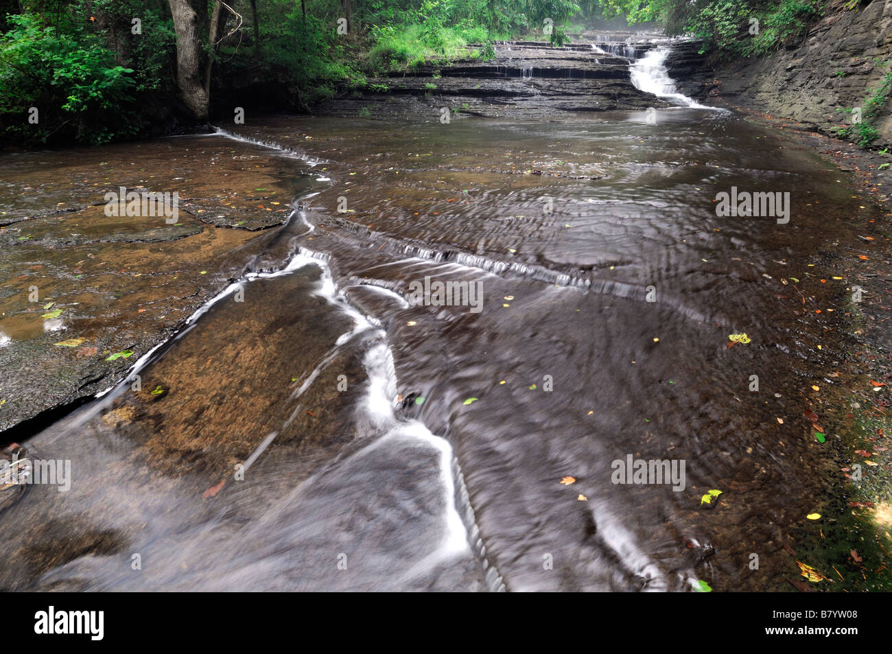 Indian creek rapids upstream of 76 falls clinton county kentucky lake ...