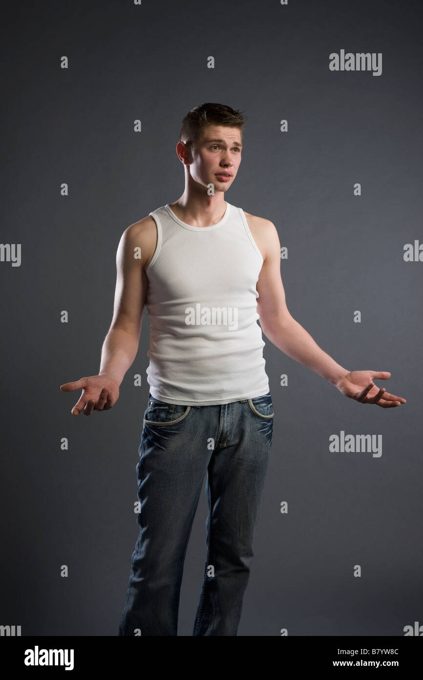 Portrait of young man Stock Photo - Alamy