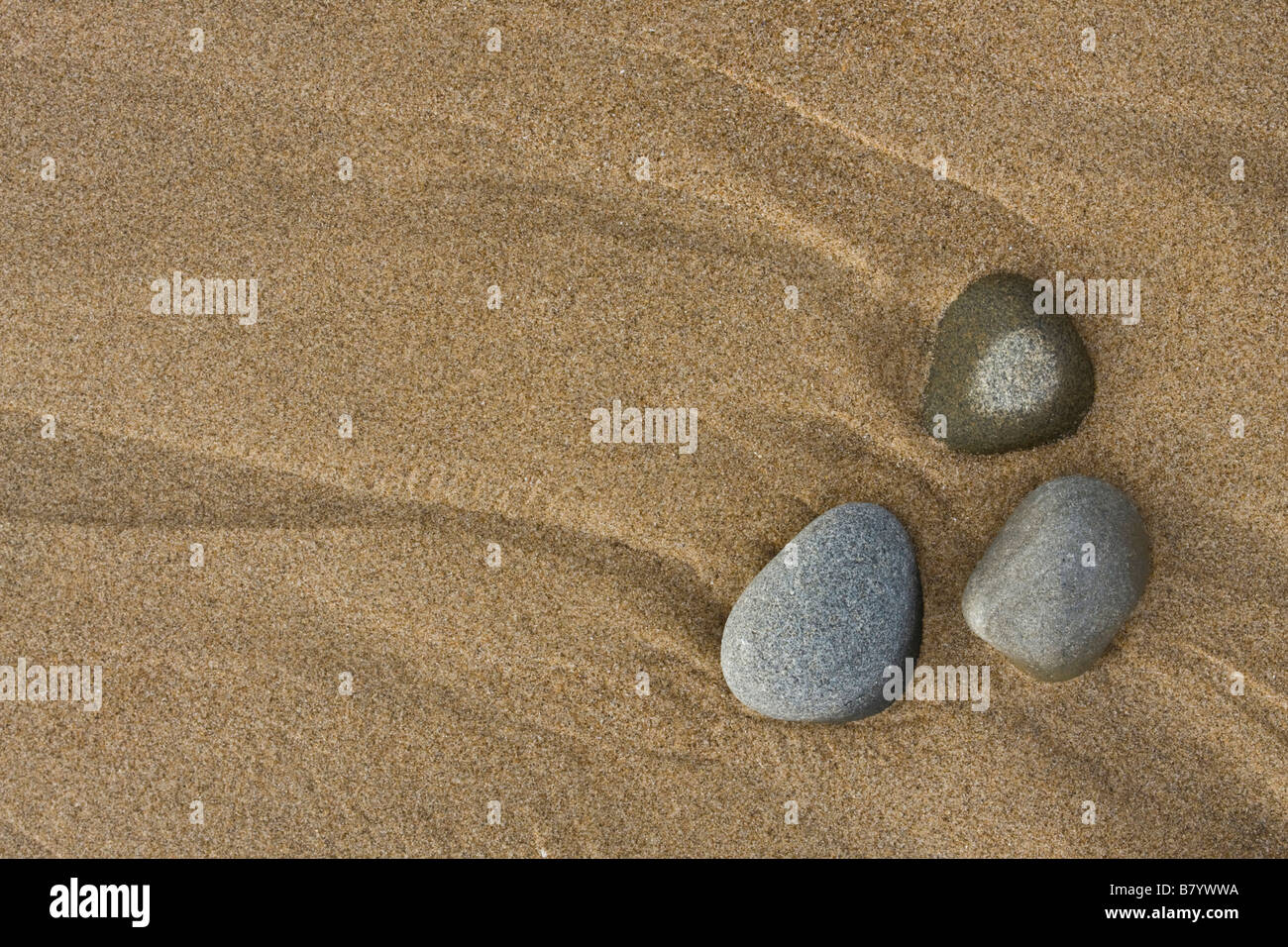 Pebbles and Sand Stock Photo - Alamy