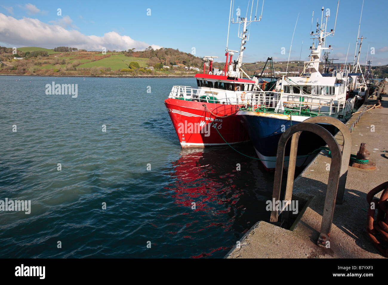 Union Hall Harbour Stock Photo - Alamy