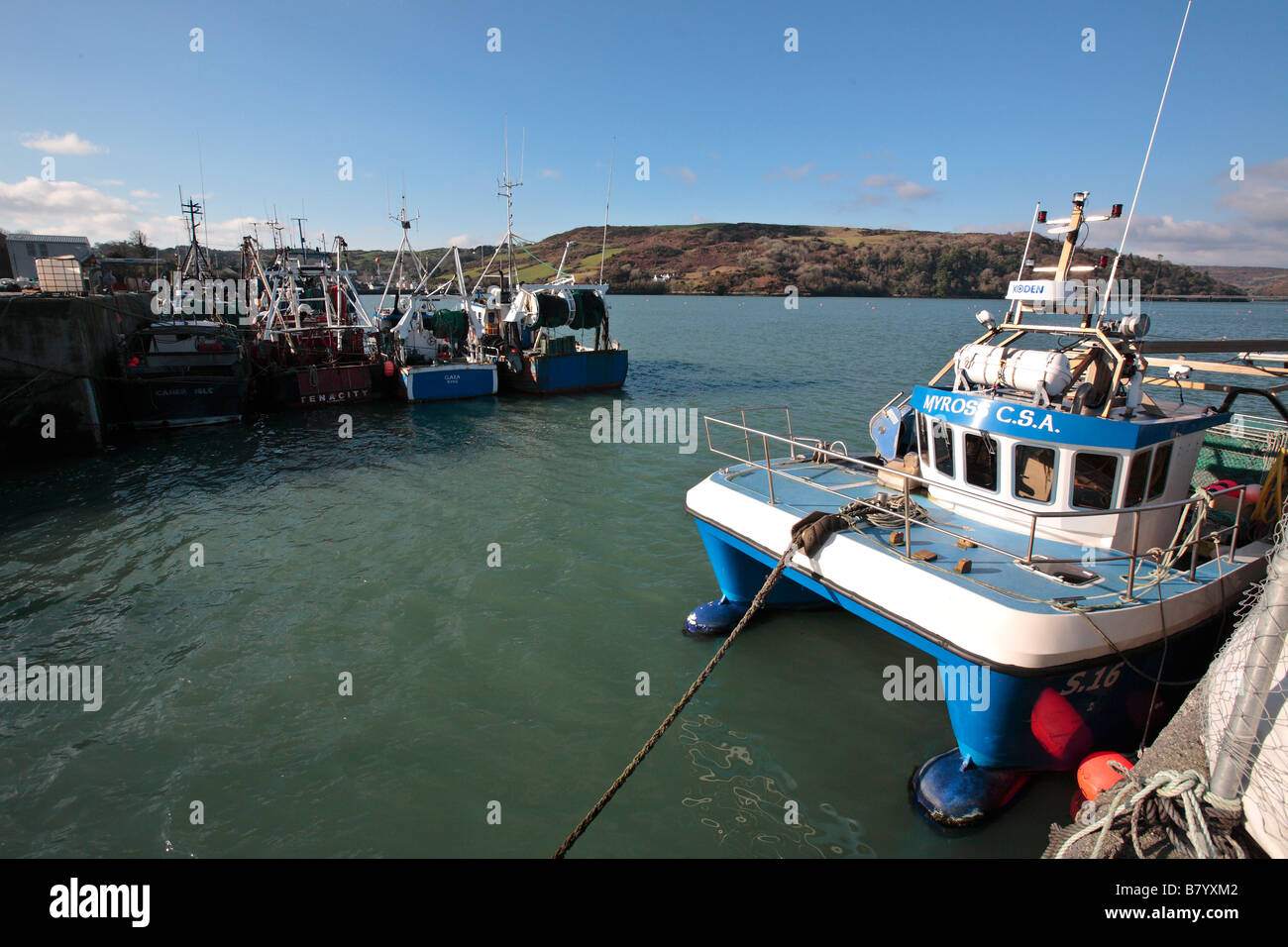 Union Hall Harbour Stock Photo - Alamy