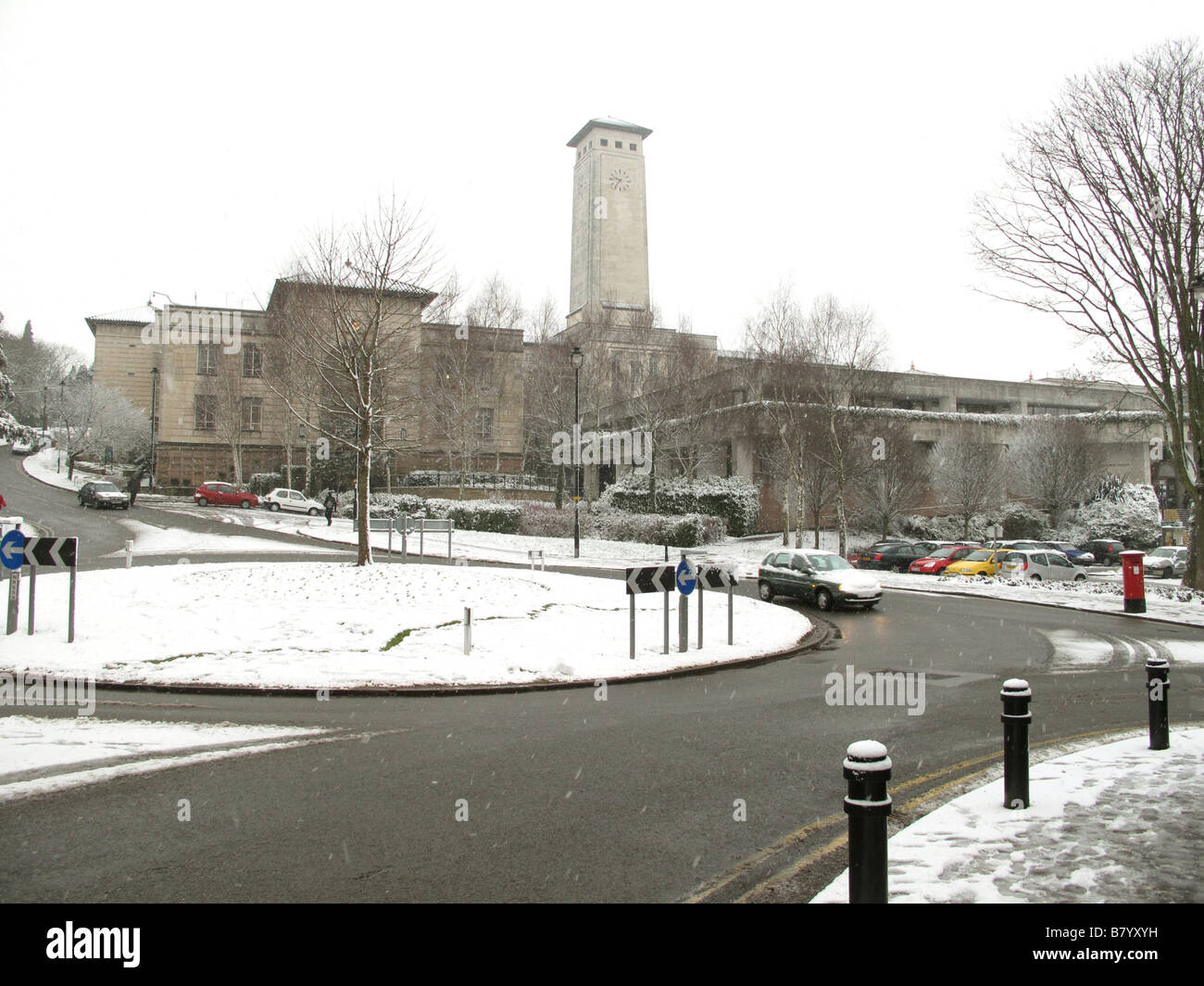 Clock tower newport civic centre hi-res stock photography and images ...