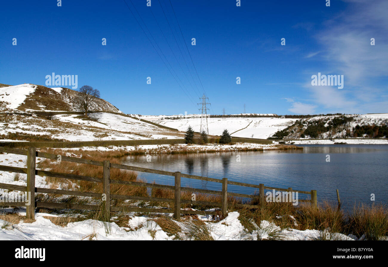 Cowm Reservoir, Whitworth, Rossendale, England, UK Stock Photo - Alamy